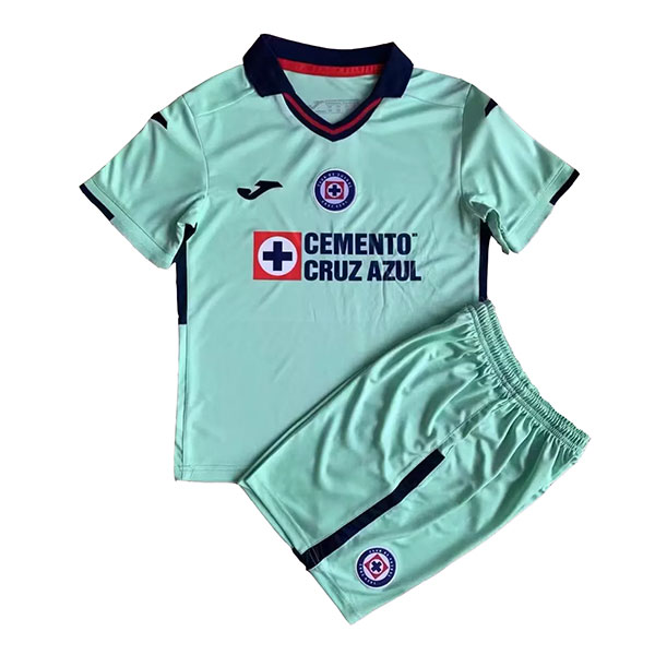 Kids 2022-2023 Cruz Azul Goalkeeper Green Soccer Kit - One Soccer Jerseys